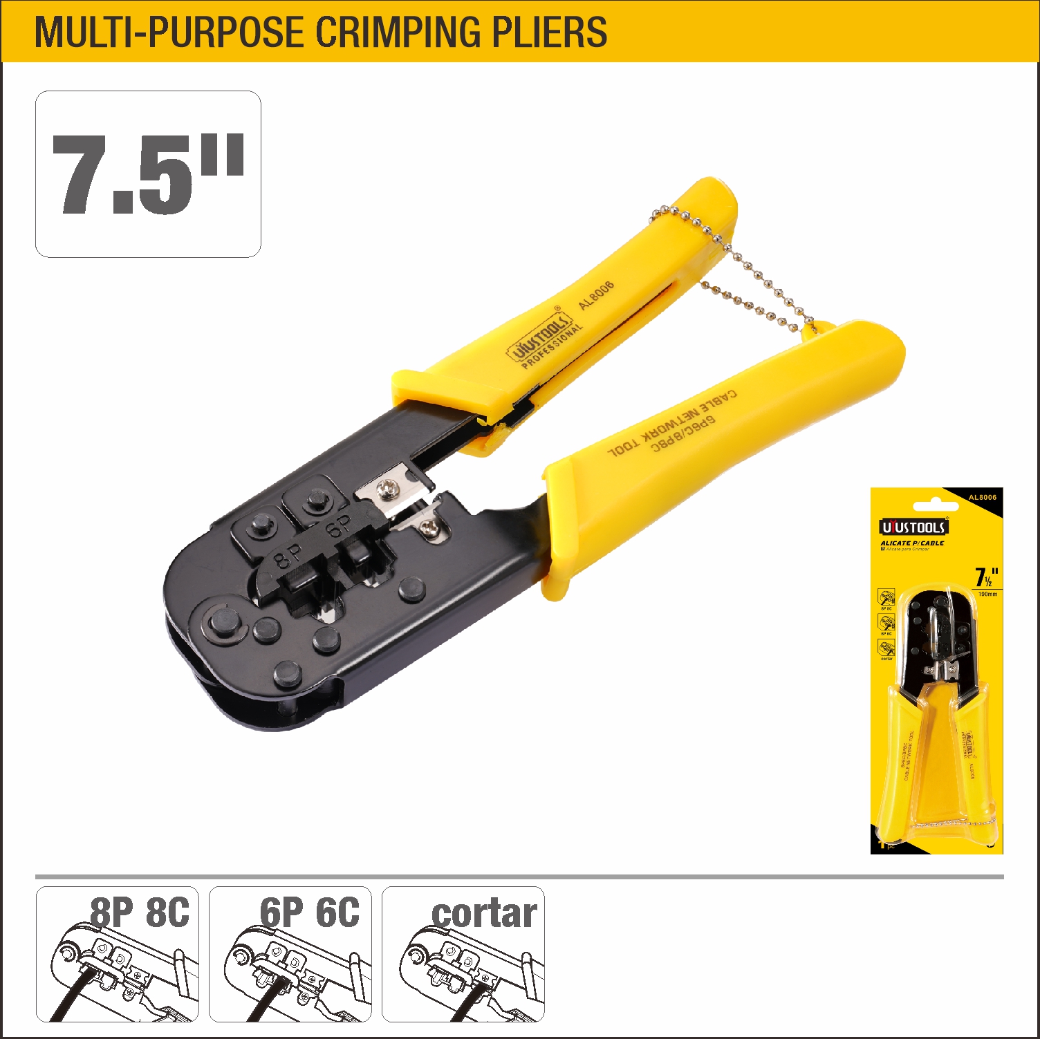 UYUSTOOLS MULTI PURPOSE CRIMPING PLIERS - Tychegulf
