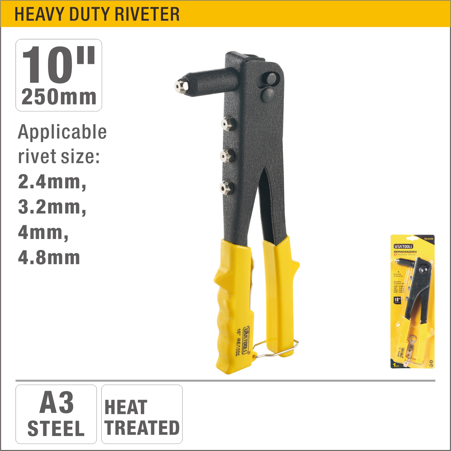 UYUSTOOLS LIGHT DUTY RIVETER - Tychegulf