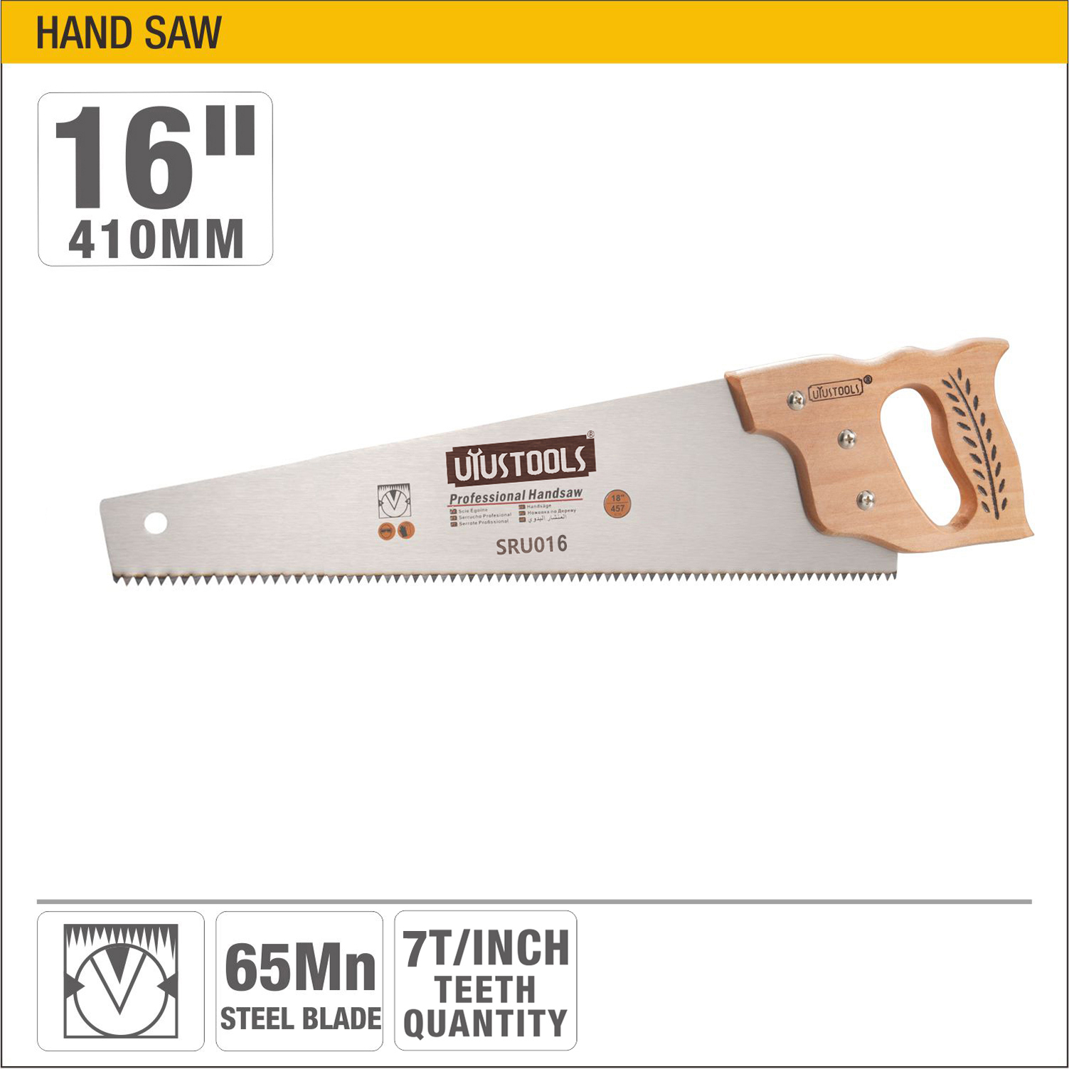 UYUSTOOLS HAND SAW PRO – TPR HANDLE - Tychegulf