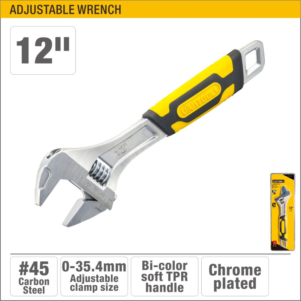 UYUSTOOLS ADJUSTABLE WRENCH PLASTIC HANDLE – Tychegulf